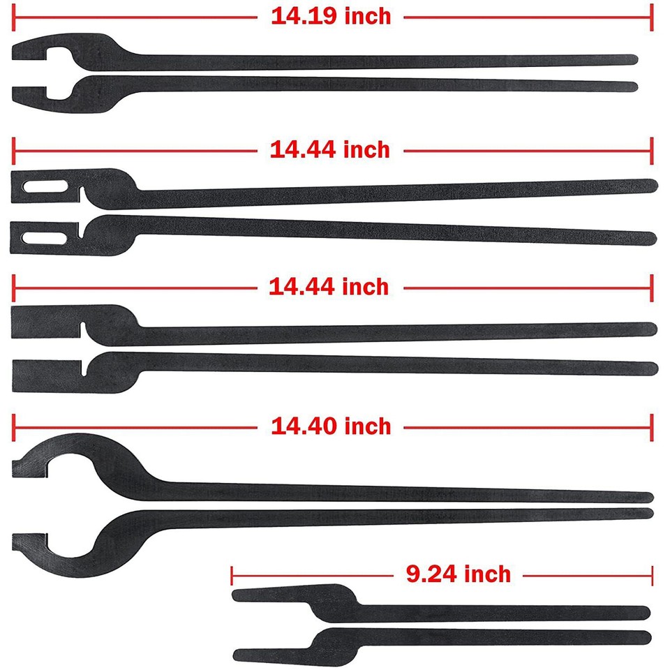For Blacksmith or Beginners Five Types DIY Rapid Tongs Bundle Set with ...