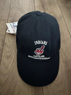 Vintage CLEVELAND INDIANS AUTHENTIC CHIEF WAHOO OLD LOGO Hat New With ...