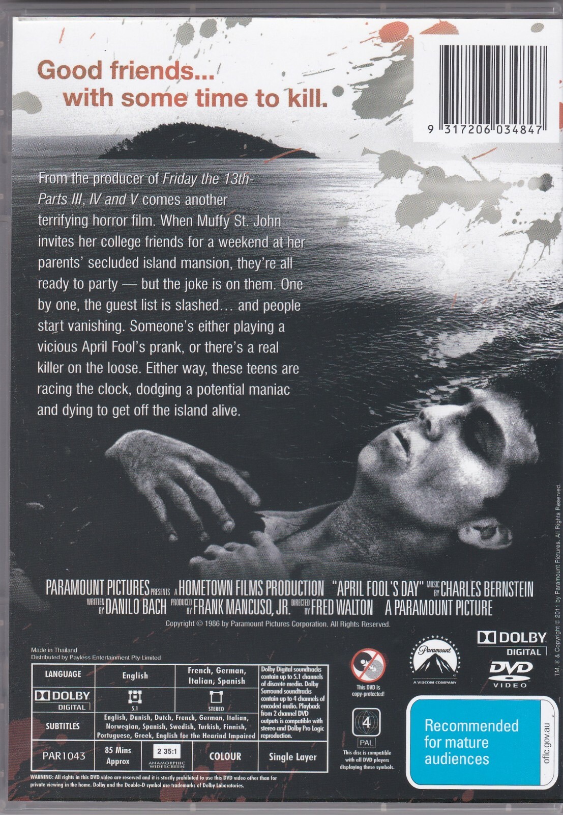 April Fool's day - DVD (Region 4 PAL) | eBay Australia