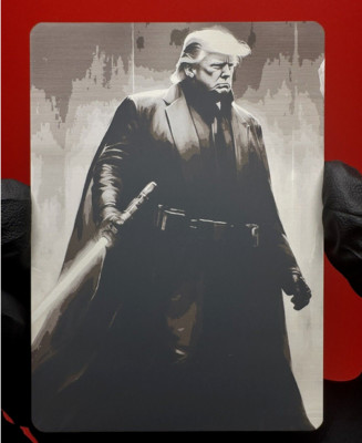1 oz .999 Fine Silver Card- Jedi Master Trump - Dark MAGA - Nexus Mint ...