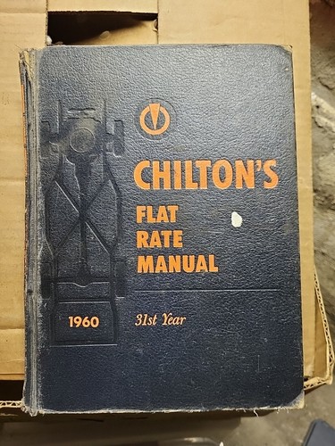 1960 Chilton's Auto Flat Rate Manual BUICK,CHEVY,FORD, EDSEL,NASH ...