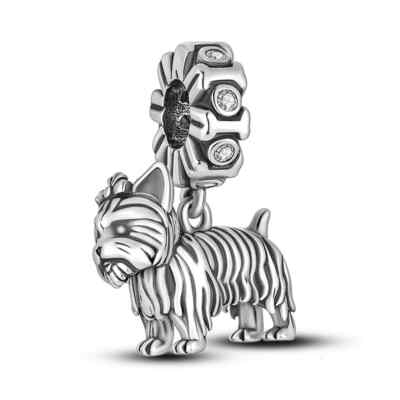 Charm Pendente Cane Yorkshire in Argento 925 Modello Pandora | eBay
