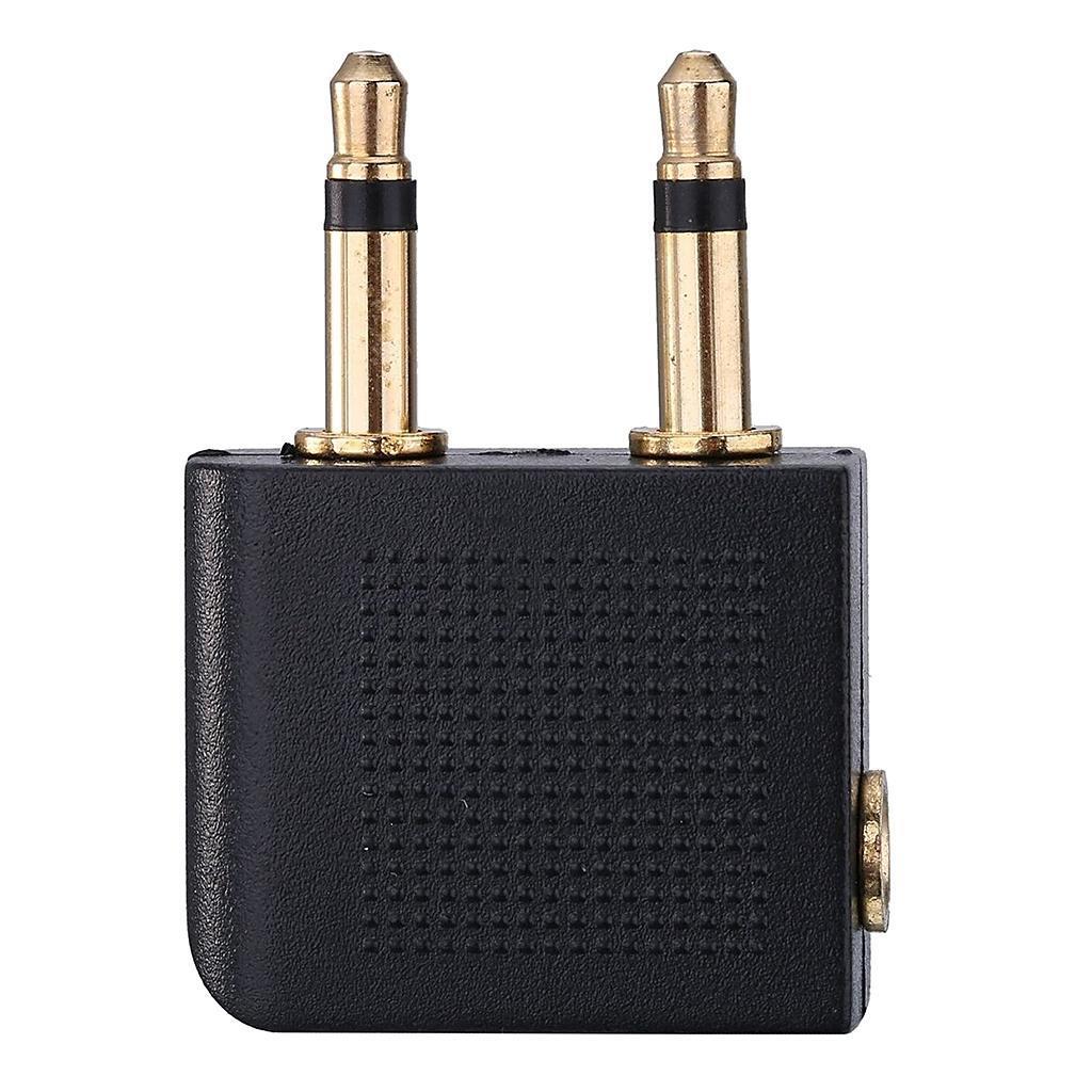Travel Aircraft Plug Conversion Headphone Adapter 3.5mm Jack (Pack of 3 ...
