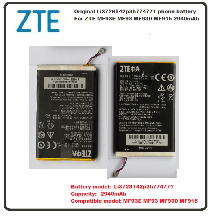ZTE MF93D Battery Original ZTE For MF915 MF93E MF93 | eBay