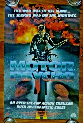 MOTOR PSYCHO Original 1992 Australian Daybill Horror Movie Poster | eBay