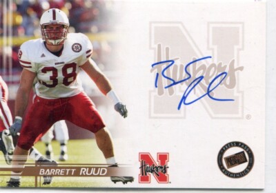 2005 Press Pass - BARRETT RUUD - Autograph - NEBRASKA CORNHUSKERS | eBay