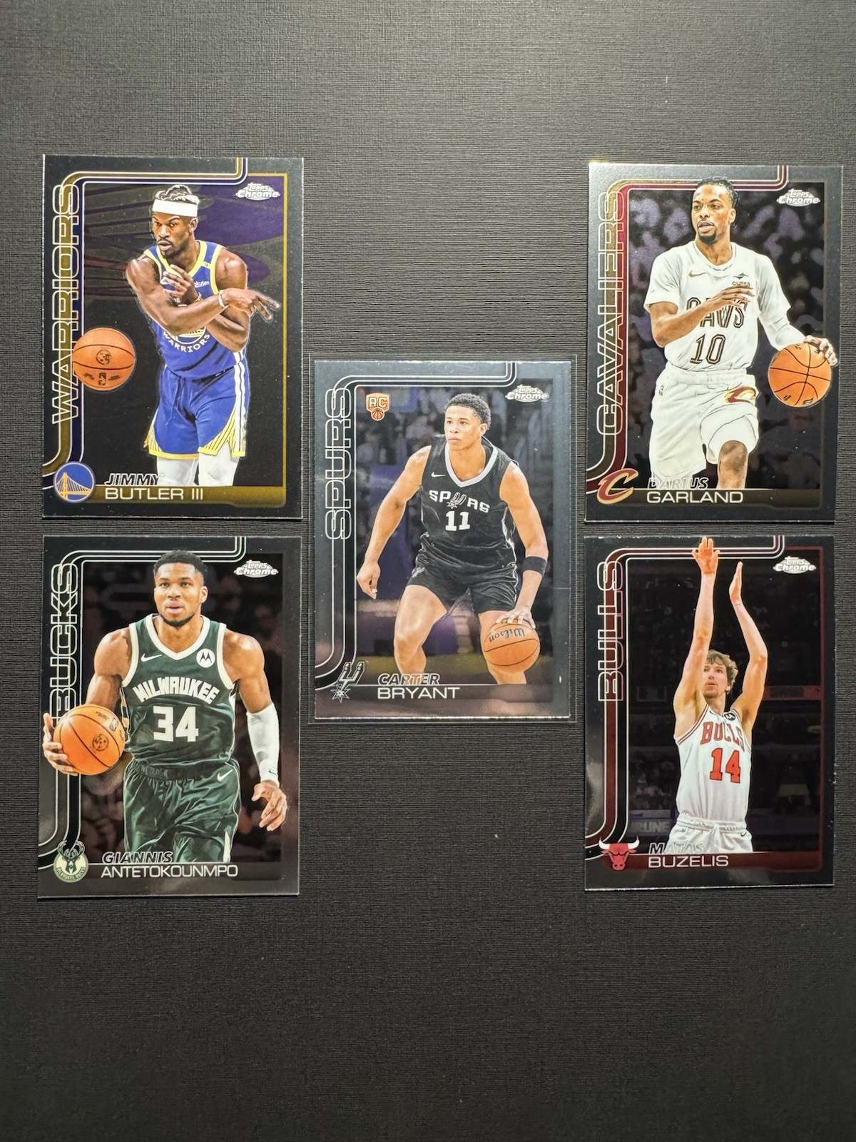 5 Card 2025 Topps Chrome Lot w/ Carter Bryant Rookie Card Lot #103 | eBay