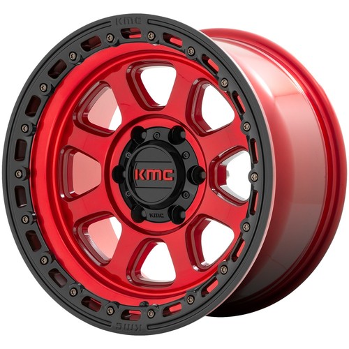 KMC KM548 Chase 20x9 6x5.5" +0mm Candy Red Wheel Rim 20" Inch ...