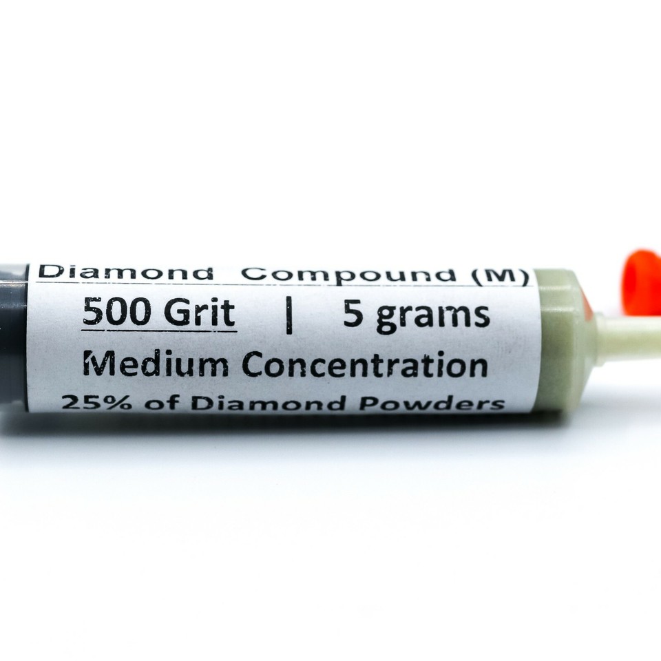 Diamond Paste Compound Polishing Lapidary 5 Gram 200.000 to 400 Grit (M ...