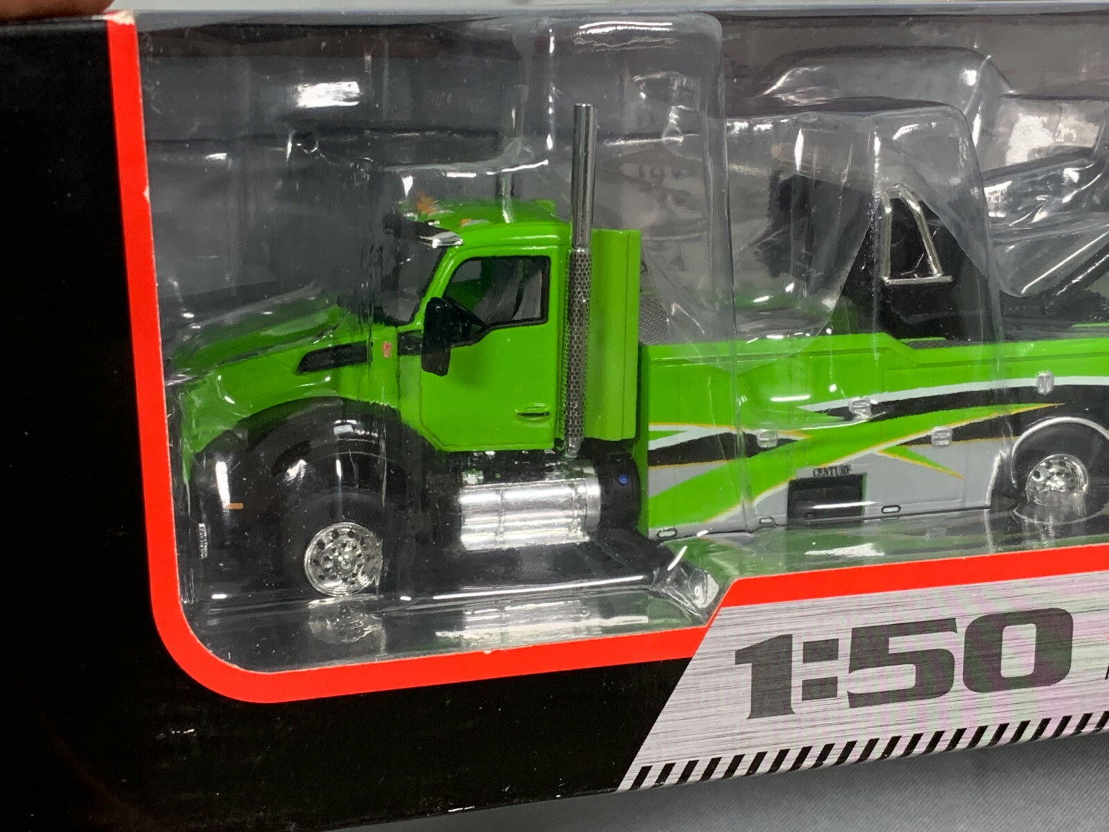 LIME GREEN BLACK Kenworth T880 Wrecker Rotator FIRST GEAR 1:50 NIB 50 ...