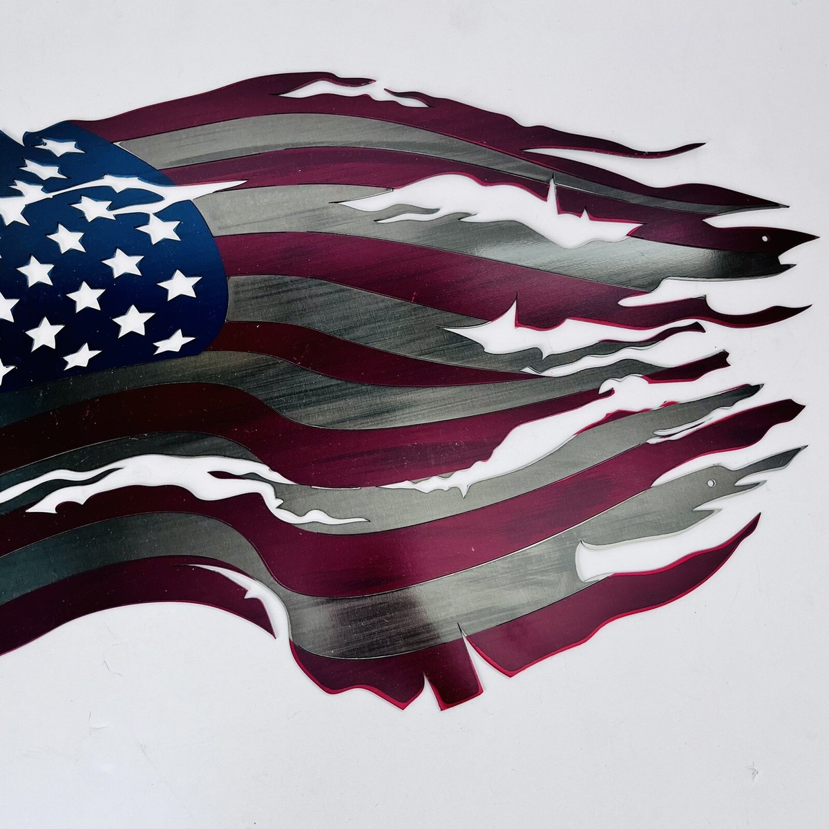 Tattered American Flag Art