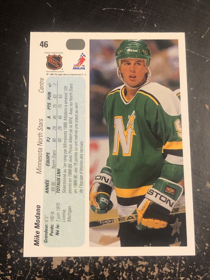 1990-91 Upper Deck French Mike Modano Rookie #46 | eBay