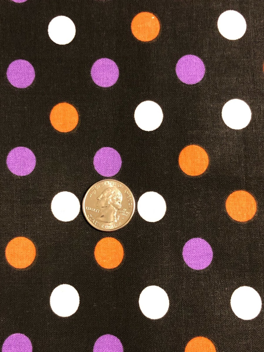 Purple And Gold Polka Dots