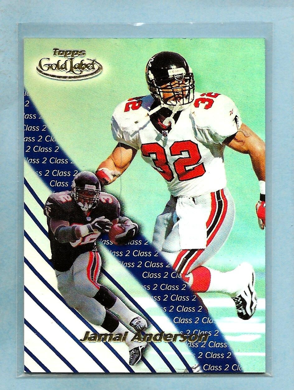 JAMAL ANDERSON - 2000 Topps Gold Label "Class 2" - #48- Falcons- Comb ...