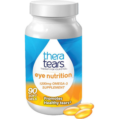 TheraTears Eye Nutrition 1200mg Omega 3 Supplement 90 Count Softgels | eBay