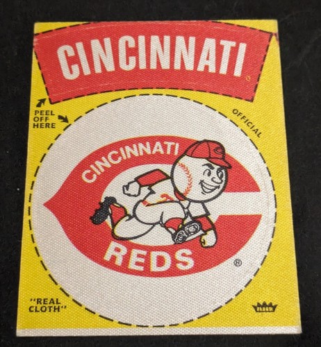 1968-1972 Fleer Cloth Stickers Baseball Cincinnati Reds Team Variation ...