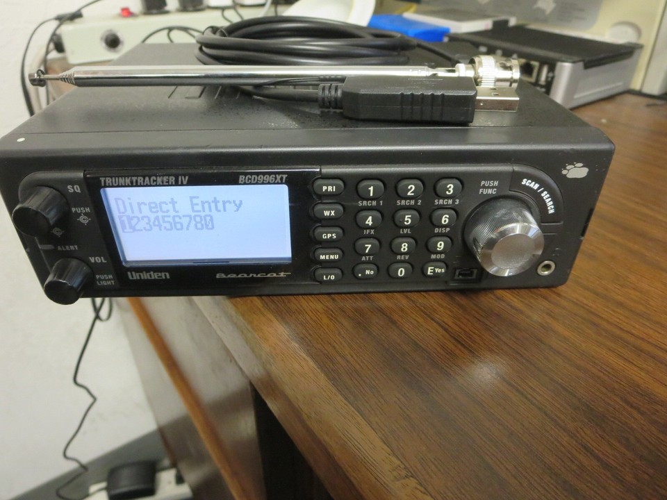 Uniden Bearcat BCD996XT Trunktracker IV Base Scanner POWER + ANTENN ...