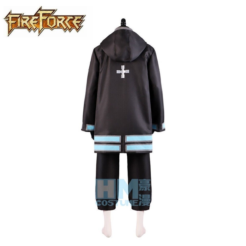 Anime Fire Force Shinra Kusakabe Kotatsu Tamaki Cosplay Costume Uniform ...