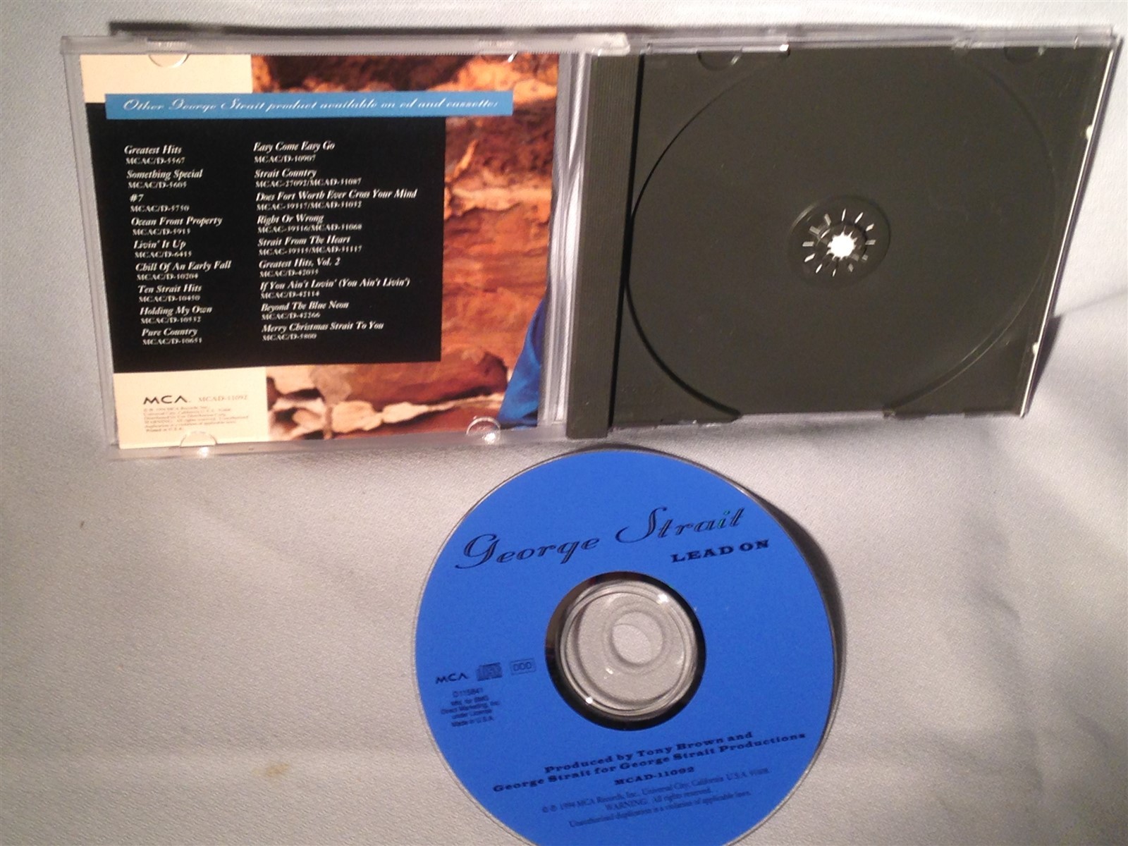 CD GEORGE STRAIT Lead On BMG DIRECT MINT 8811109226| eBay