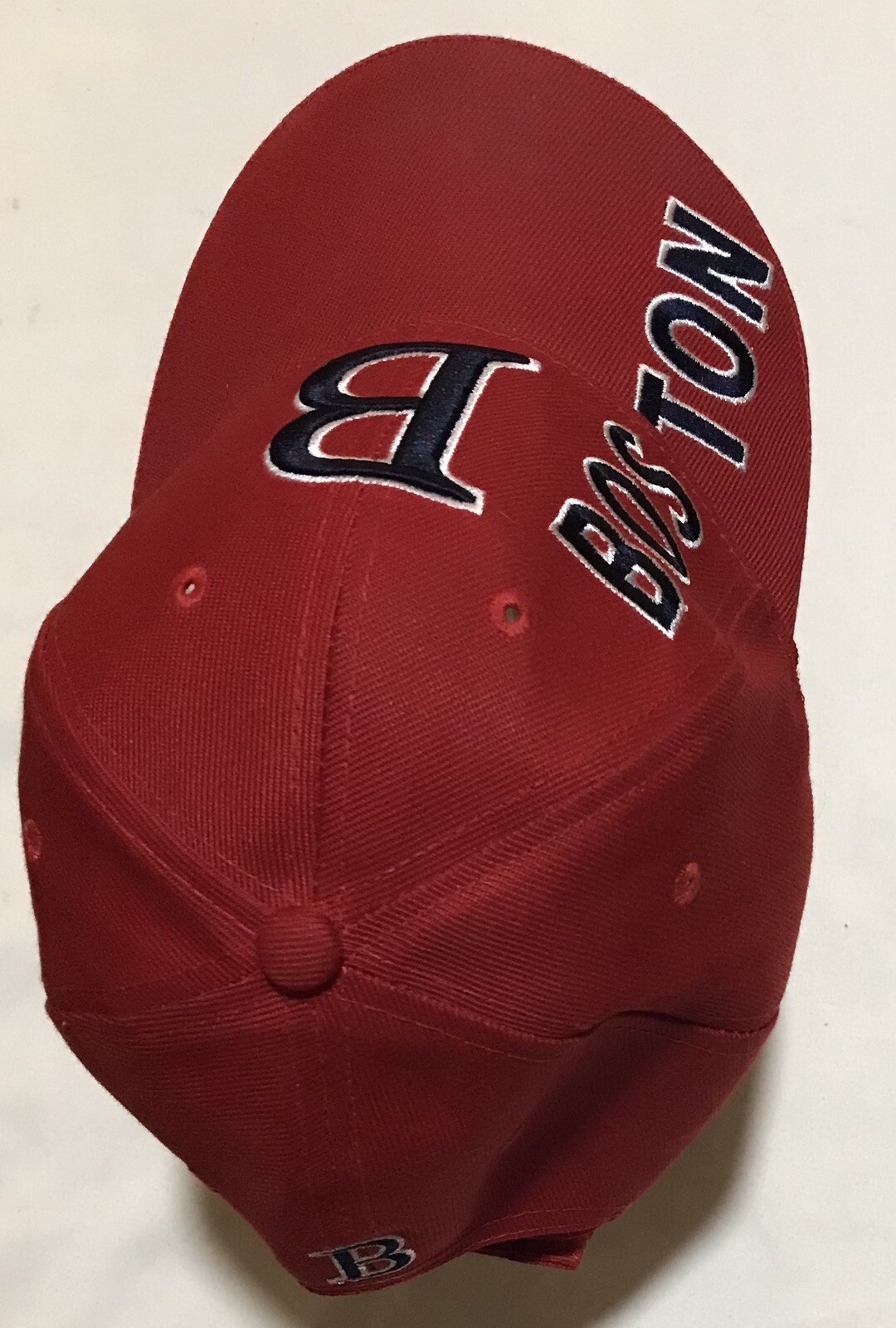 Boston Adjustable Hat Red By Bay State Apparel Very G… - Gem