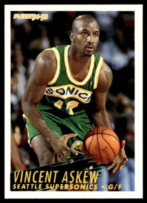1994 Fleer #210 Vincent Askew - Seattle SuperSonics | eBay