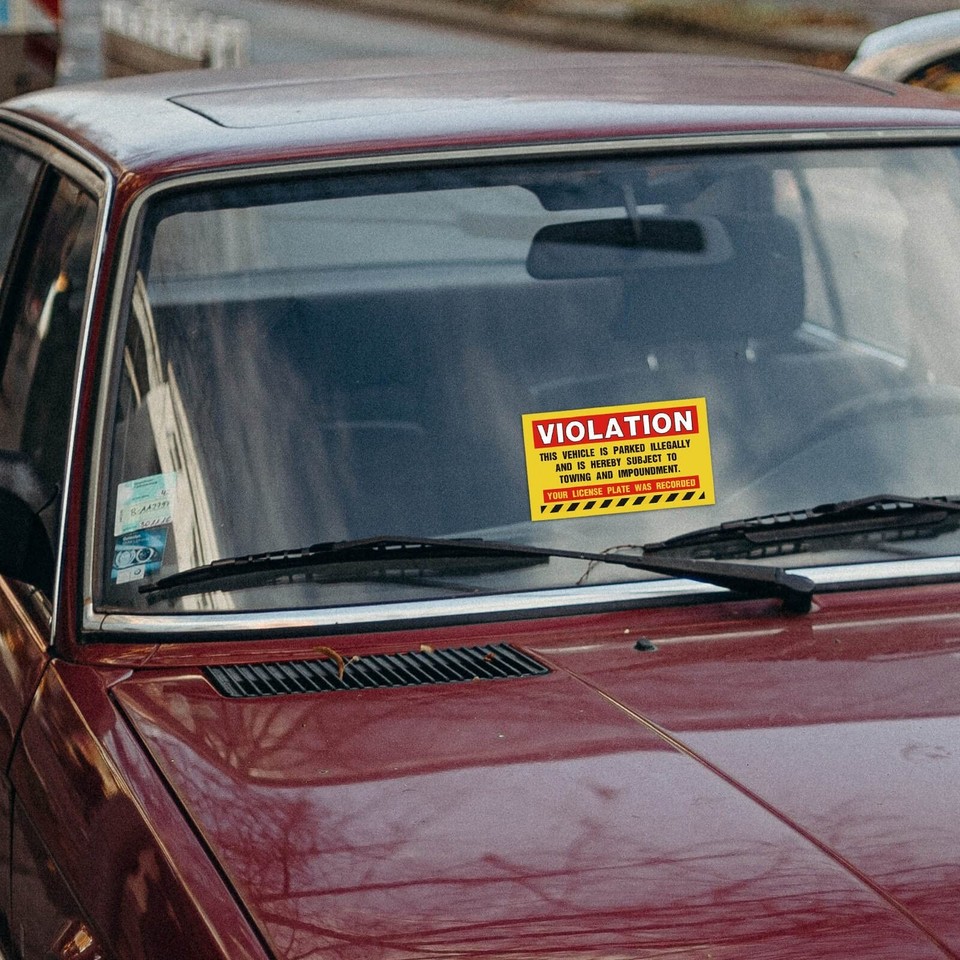 “Violation - Vehicle Illegally Parked, Parking Violation Notice Vehicle ...