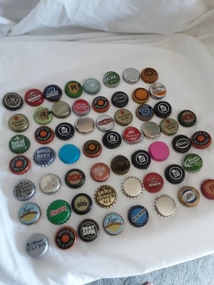 Utah Brands 78 Beer Bottle Caps Mixed Lot Recycle Upcycle Craft ...