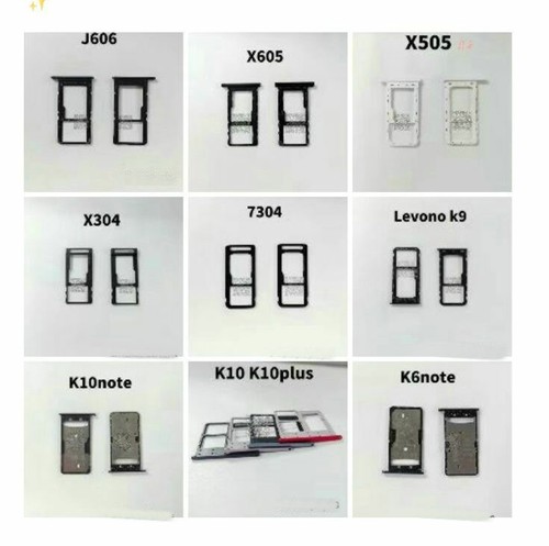 Suitable SIM card tray SD slot bracket For Lenovo J606 X605 X505 K6 ...