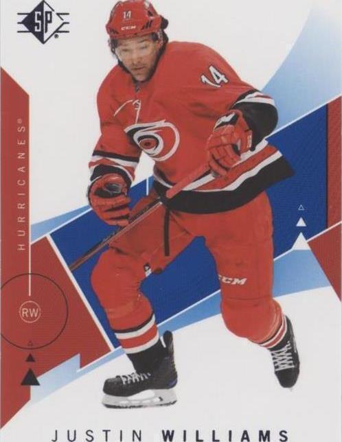 2018-19 SP - Justin Williams #19 Blue for sale online | eBay
