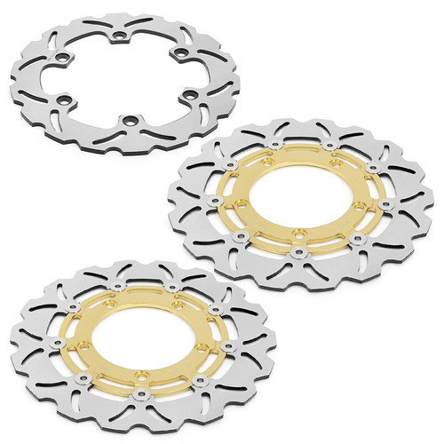 Front Rear Brake Rotors For Suzuki GSX R 1300 HAYABUSA 1300 2008-2017 ...