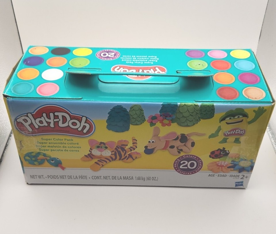 Play-doh Super Color Pac - 20 Colors Of Play Doh Mini Jars 2017 NIB | eBay