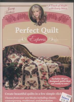 Quilt Maker Express PC CD create beautiful designs fabrics styles sizes ...