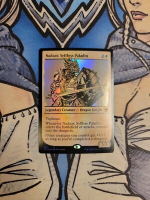 1x Nadaar, Selfless Paladin Showcase FOIL - NM/M AFR MTG Magic | eBay
