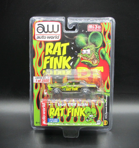 AUTO WORLD, RAT FINK 1974 Plymouth Road Runner, MiJo Exclusives ...