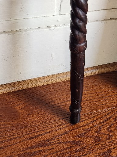 Antique vintage wood cane walking stick - Gem