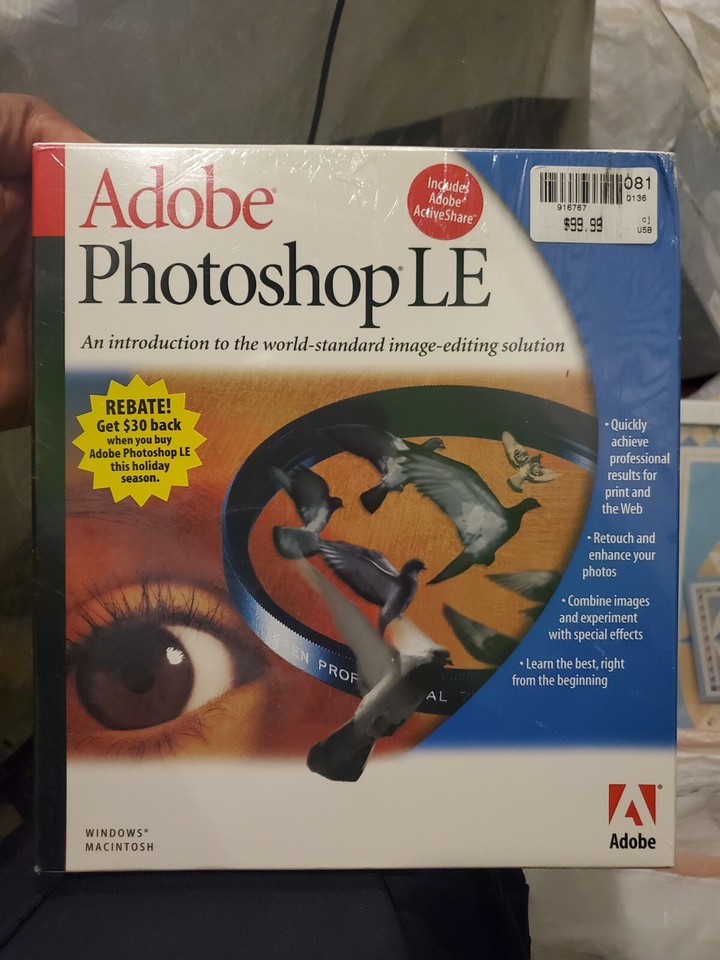 Adobe Photoshop LE Limited Edition New | eBay
