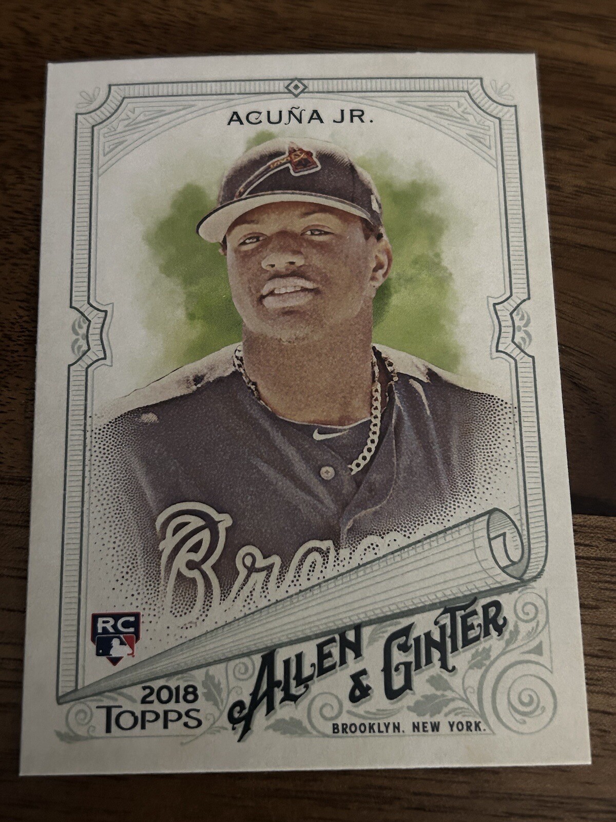 2018 Topps Allen & Ginter Baseball Ronald Acuna Jr #207 Rookie Card ...