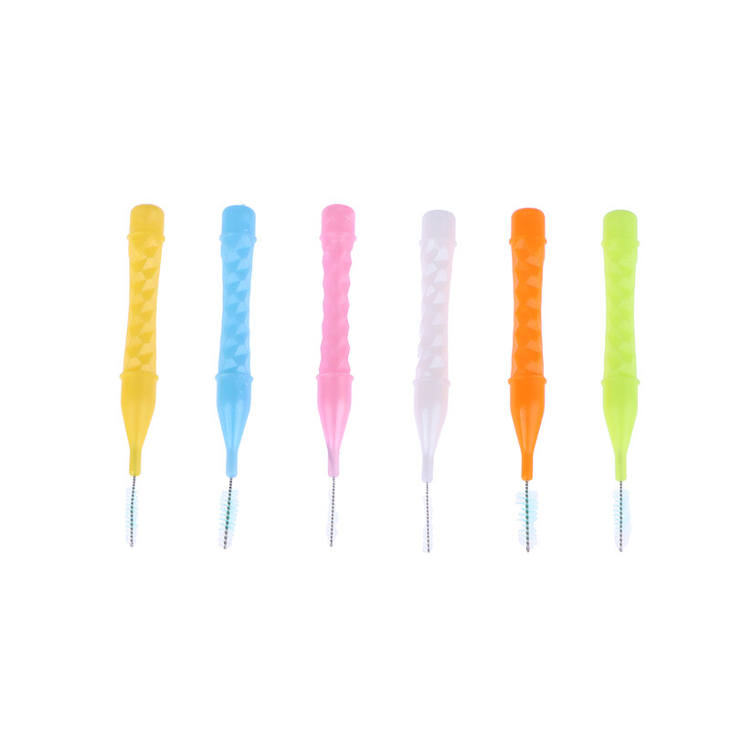 18Pcs/Box Interdental Brush Floss Sticks Tooth Floss Head Toothpick ...