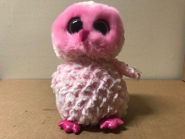 Ty Beanie Babies Boos 37158 Twiggy The Pink Owl Boo Buddy for sale ...