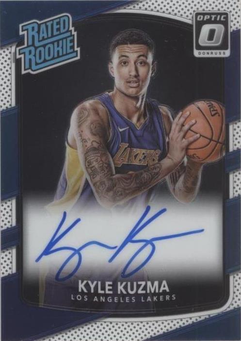 2017-18 Panini Donruss Optic - Rated Rookie Kyle Kuzma #174 Signatures ...