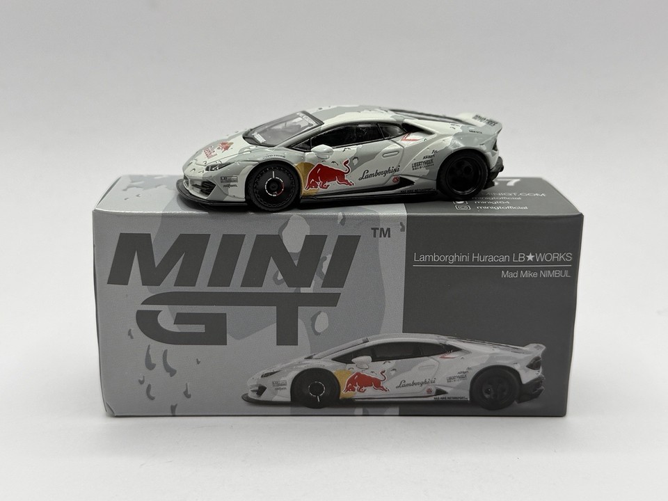 1/64 NEW Mini GT Lamborghini Huracan LB Works Ver.2 Mad Mike NIMBUL RHD ...