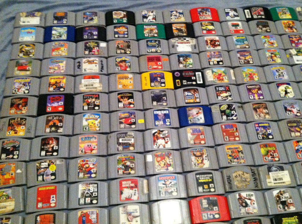 Complete Nintendo 64 N64 Game Collection All 296 North American Games ...