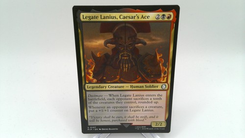 Legate Lanius, Caesar's Ace UB: Fallout PIP U 0107 MTG Magic | eBay