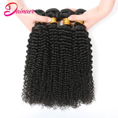 Afro Kinky Curly Bundles 1/3/4ps Human Hair Bundles Natural 8-30Inch ...