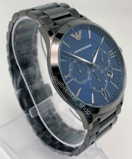 Emporio Armani Watch Giovanni AR11348 Men's Metallic for sale online | eBay