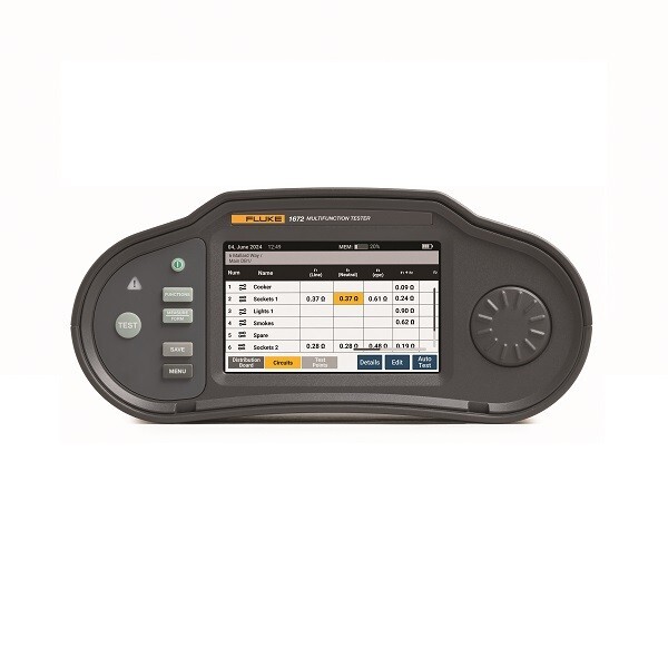 Fluke 1672 Multifunction Tester C/w Touch Screen & Customised ...
