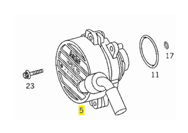 Pump Vacuum System of BRAKING MERCEDES E Class W211 SPRINTER 6112300265 ...