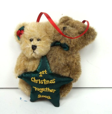 Boyds Bears First Christmas Together 2002 Bears Plush Ornament | eBay