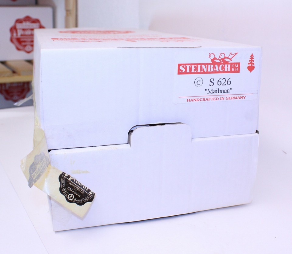 STEINBACH GERMAN BIG WOODEN NUTCRACKER “MAILMAN” S626 NEW | eBay