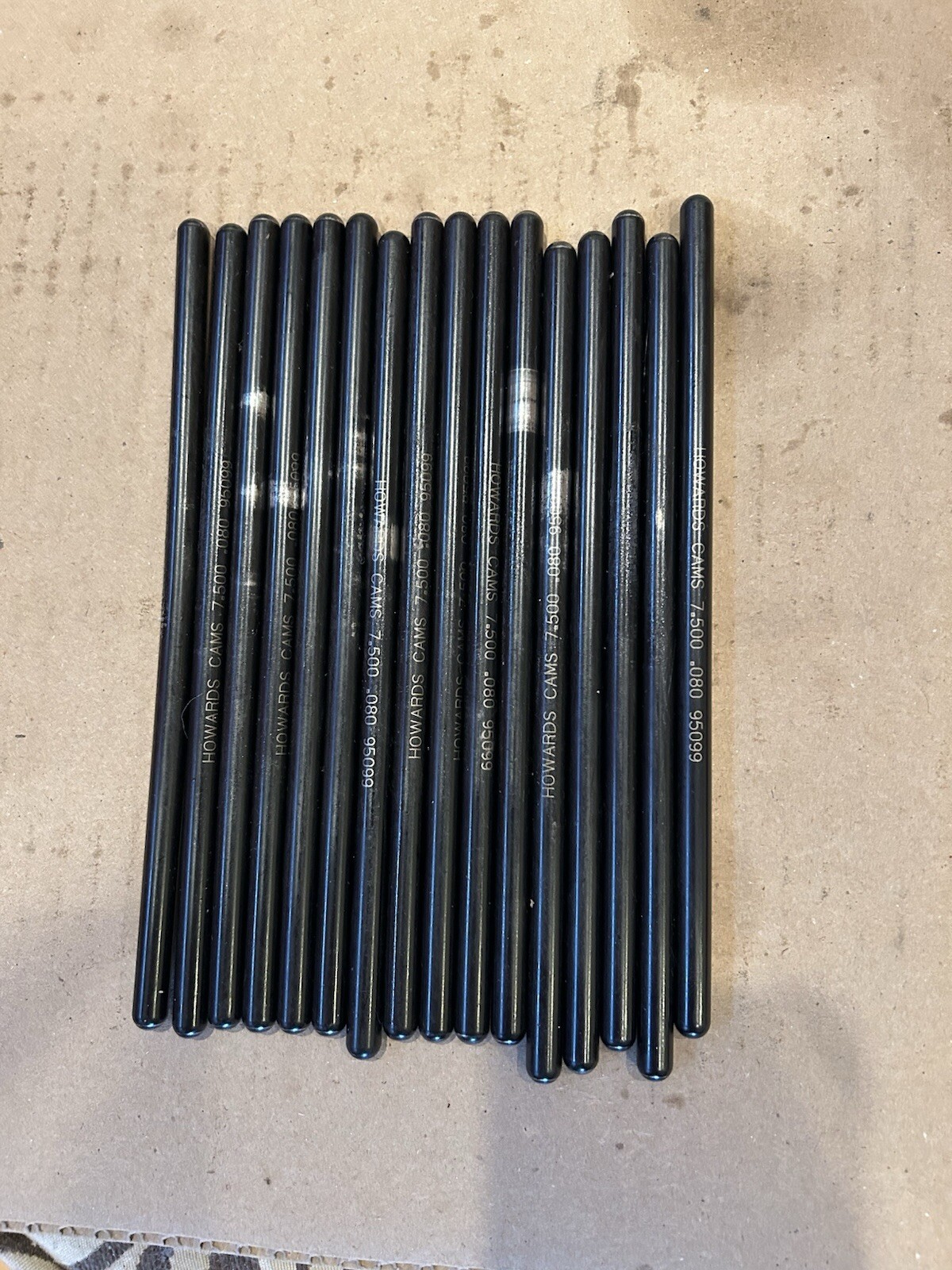 SBC Push Rods Howards 7.500 long .080 wall | eBay